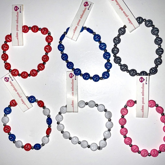 TRRTLZ | Jewelry | Nwt Lot 6 Philadelphia Phillies Mlb Trrtlz ...